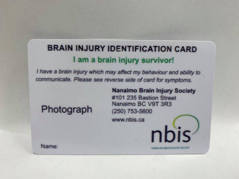 Brain Injury ID Cards - Nanaimo Brain Injury Society
